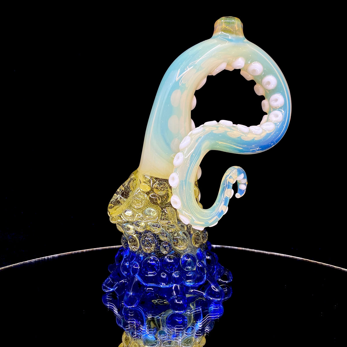 Lindemann Glass Tentacle Mini Tube #2 - Fuzion Glass Gallery