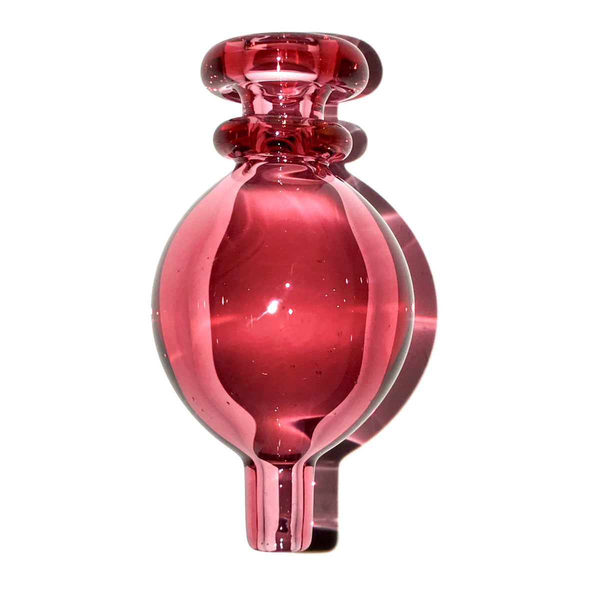 Bubble Cap (Gold Ruby) - Fuzion Glass Gallery